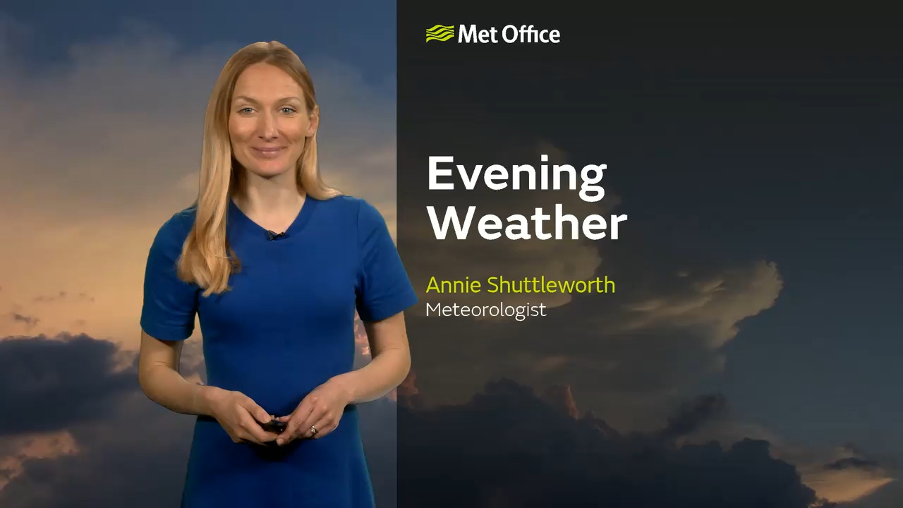 Met Office Friday evening weather forecast 17/04/2026