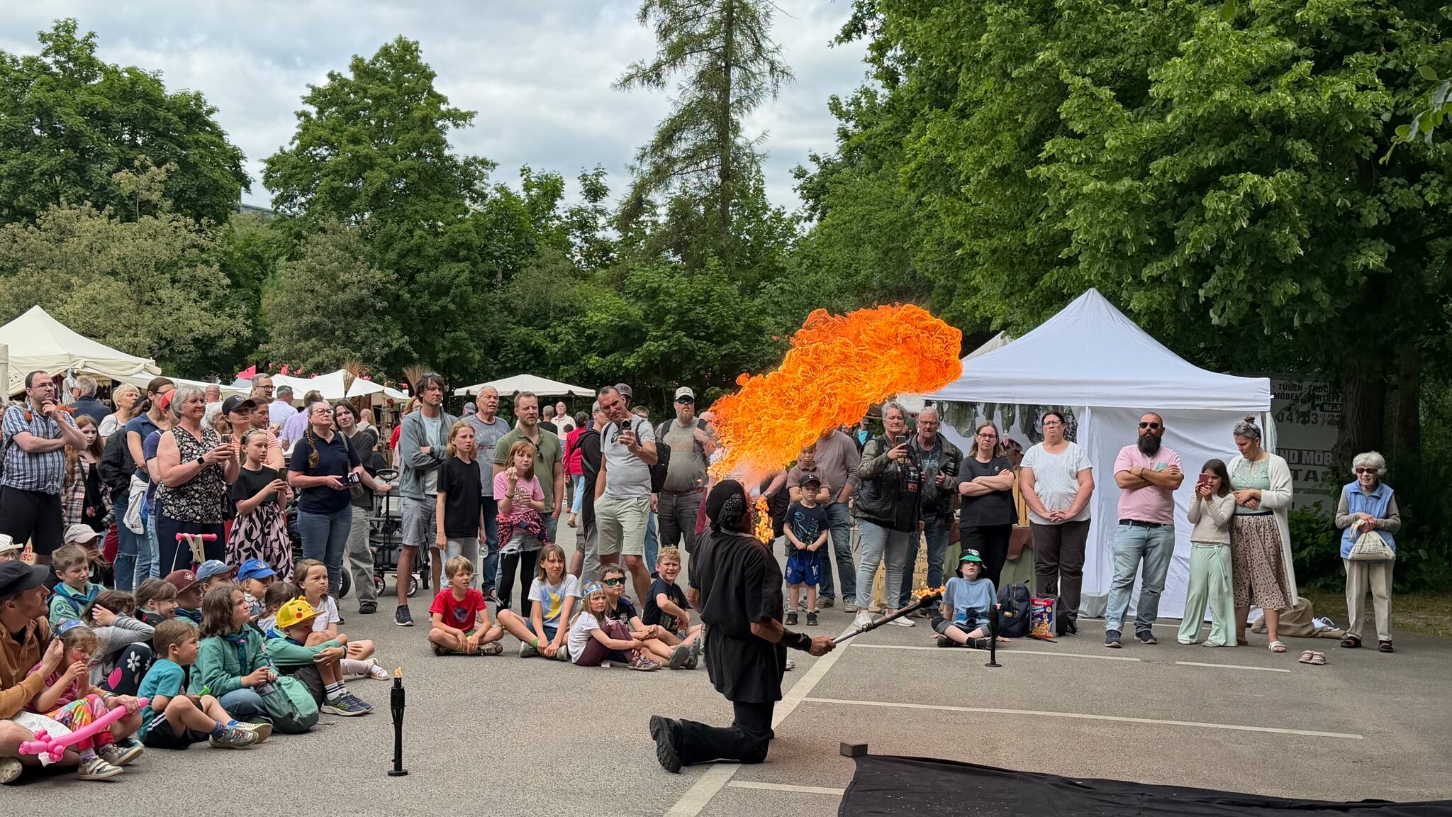 Seefest in Bad Segeberg gestartet mit Spektakel an Land und auf dem Wasser