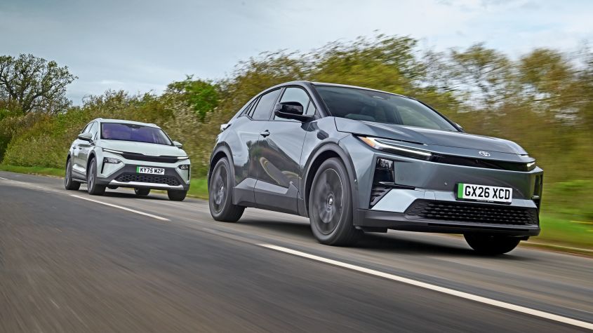 Skoda Elroq vs Toyota C-HR+: can our car of the year fend off its ...