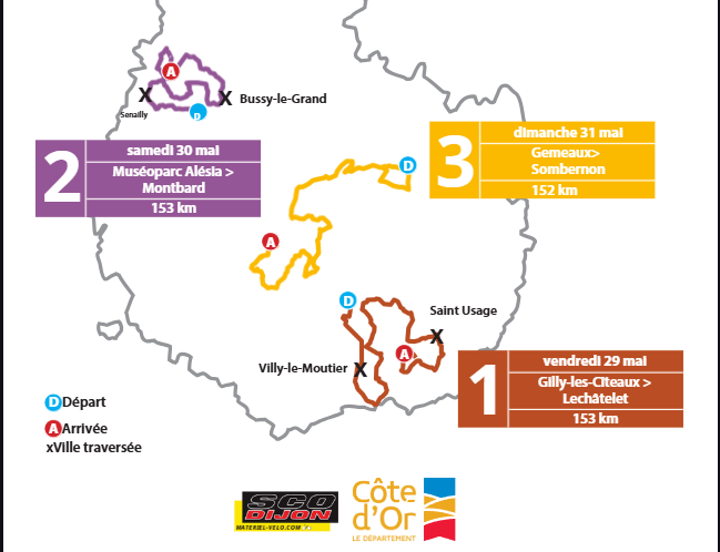 Tour de Côte d’Or : Léo Roy s’impose, Quentin Bezza prend la tête