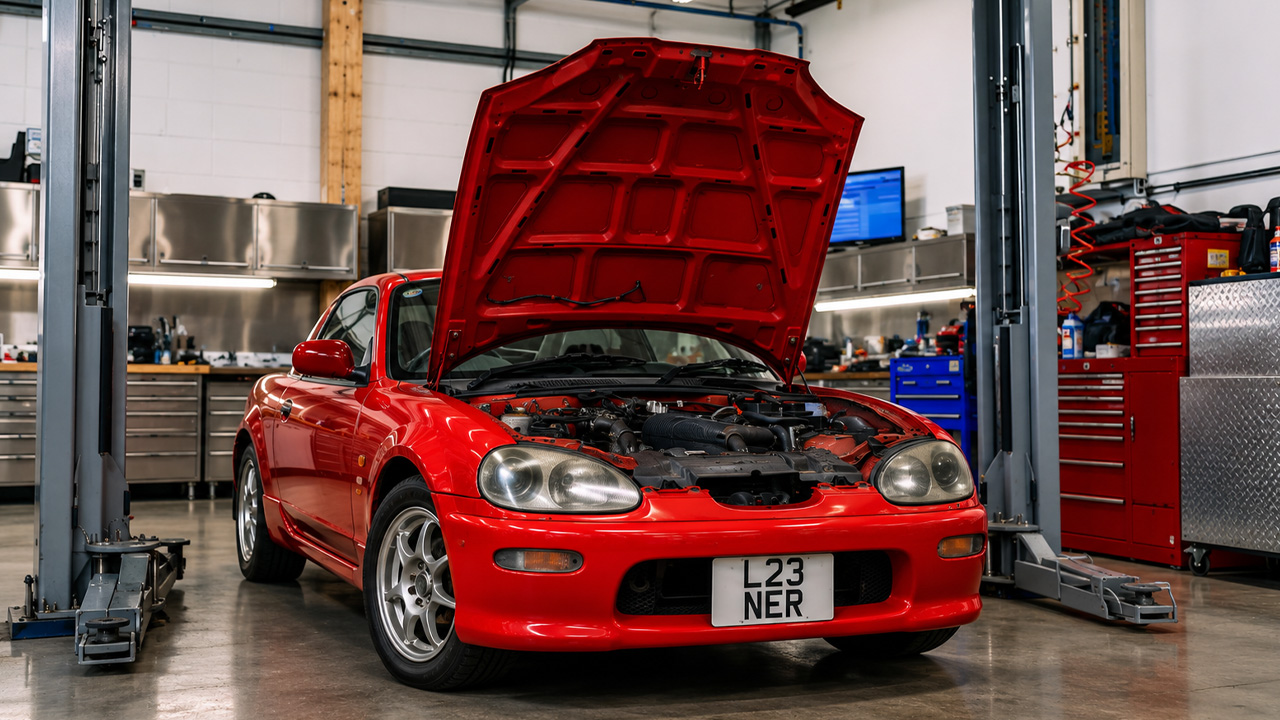 Can this rusty Suzuki Cappuccino beat an MX-5?