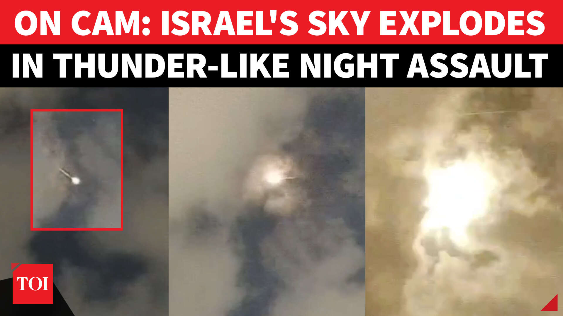 Big attack! Israel rocked by shocking night assault; explosions and ...