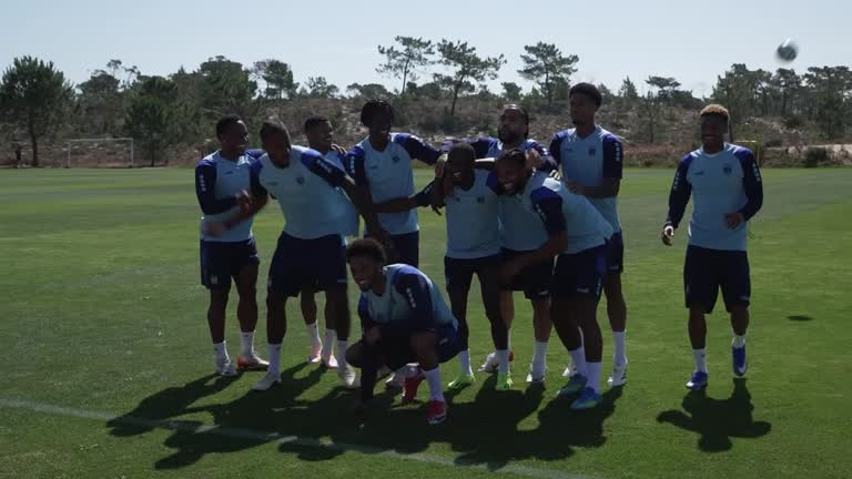 Cape Verde prepare for World Cup warm-up games at Portugal camp