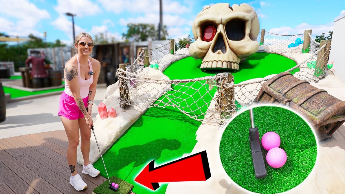 2 ball mini golf challenge!
