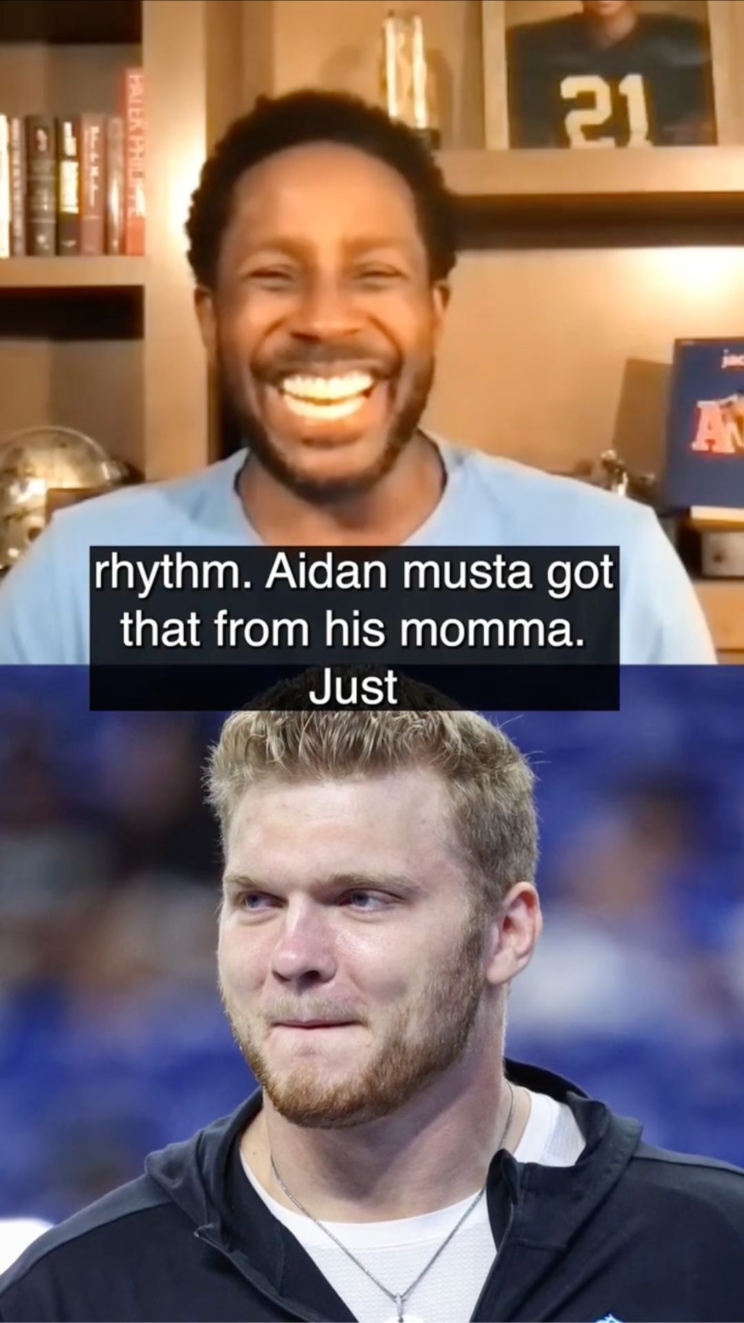 Desmond Howard reacts to Aidan Hutchinson’s 'Billie Jean' performance