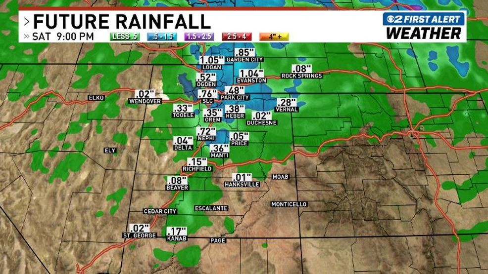 Cool, wet Saturday ahead before sunshine returns Sunday