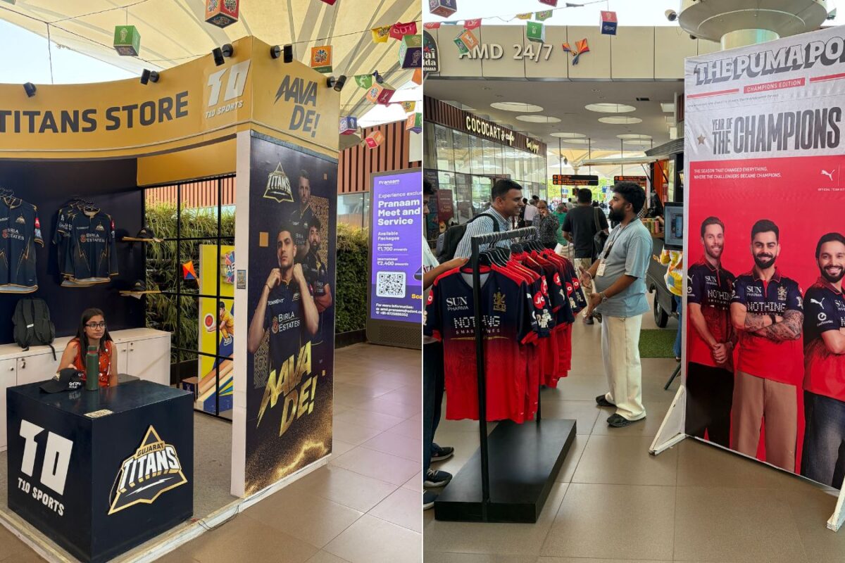 IPL fever makes landfall: Ahmedabad airport first stop of the grand finale