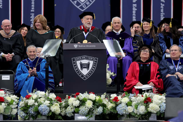 Amb. Huckabee honored at Yeshiva University, delivers commencement ...