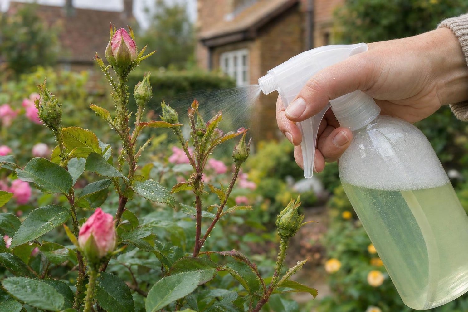 Stop summer roses being ruined by greenfly with this 2-ingredient spray ...