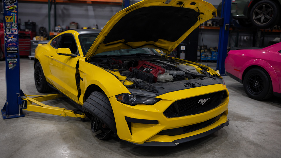 I won a Roush supercharged Mustang GT