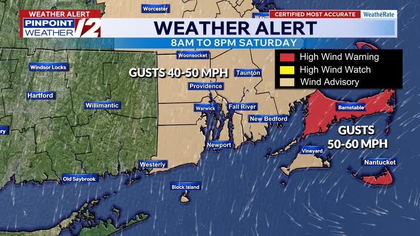 WPRI 12 weather alert 5/30/26: Showers, chilly winds today; much nicer ...