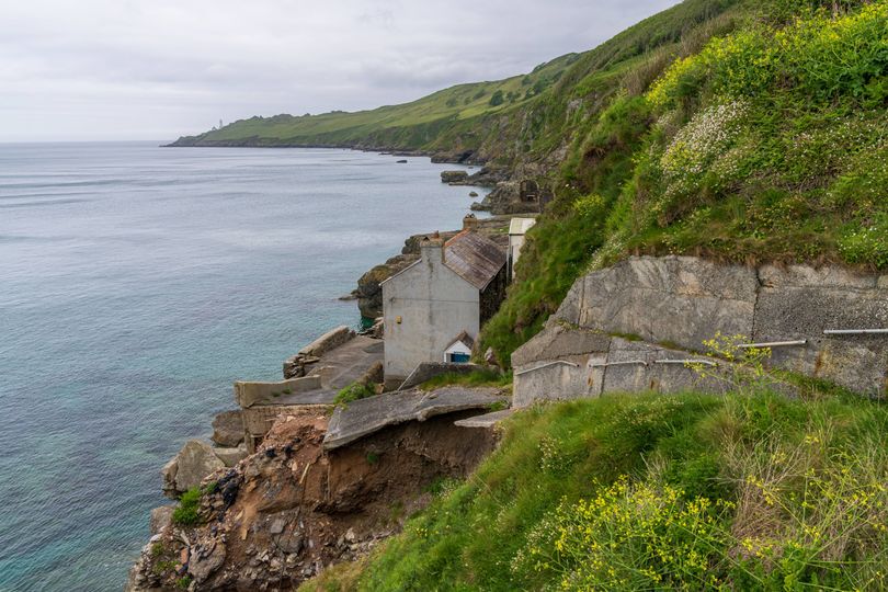 The Devon fishing village destroyed by a storm with just one house left