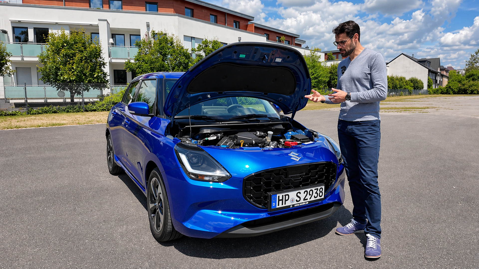Details zum Motor des Suzuki Swift für den Alltag anschauen