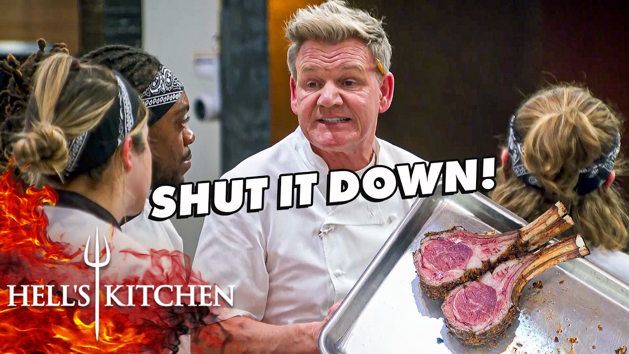 Gordon Ramsay pauses orders after black jacket mistakes