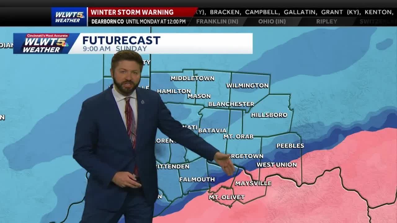 Cincinnati winter storm impacts and forecast