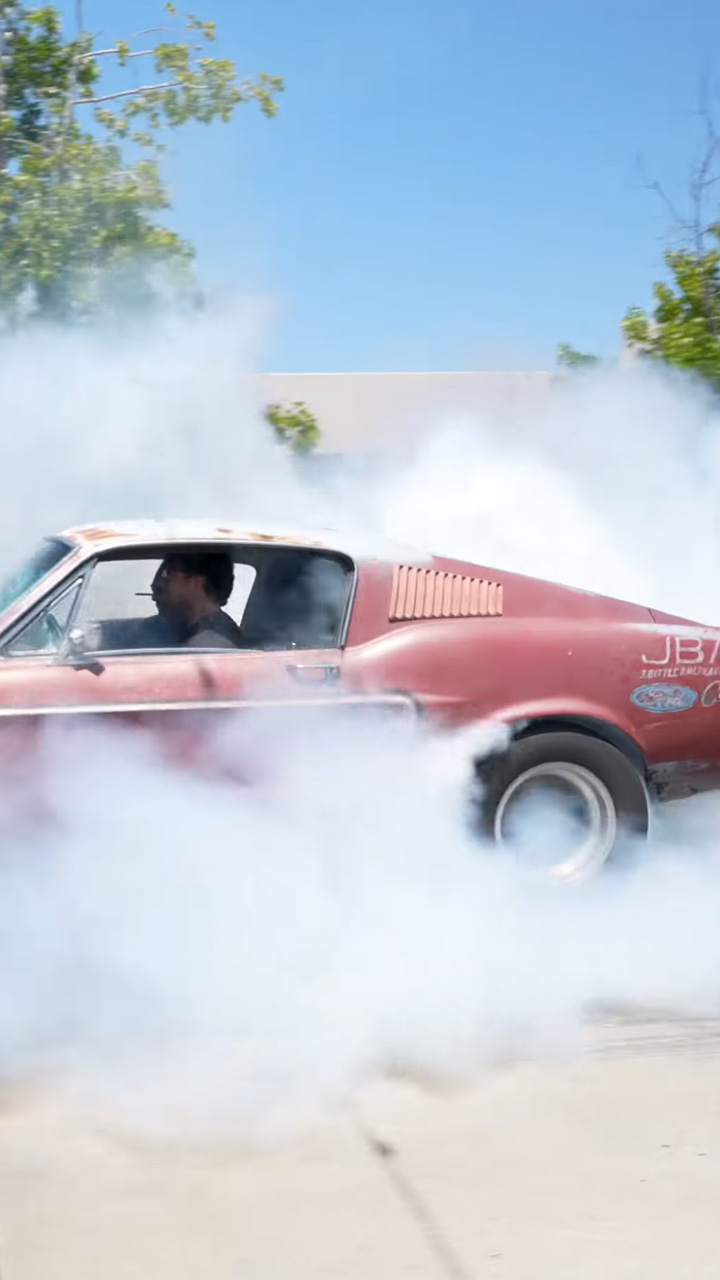 Patina paint muscle car showcases absolute street domination