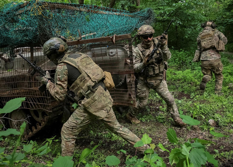 Ukraine live: Russian oil depot and tanker struck by Kyiv drones