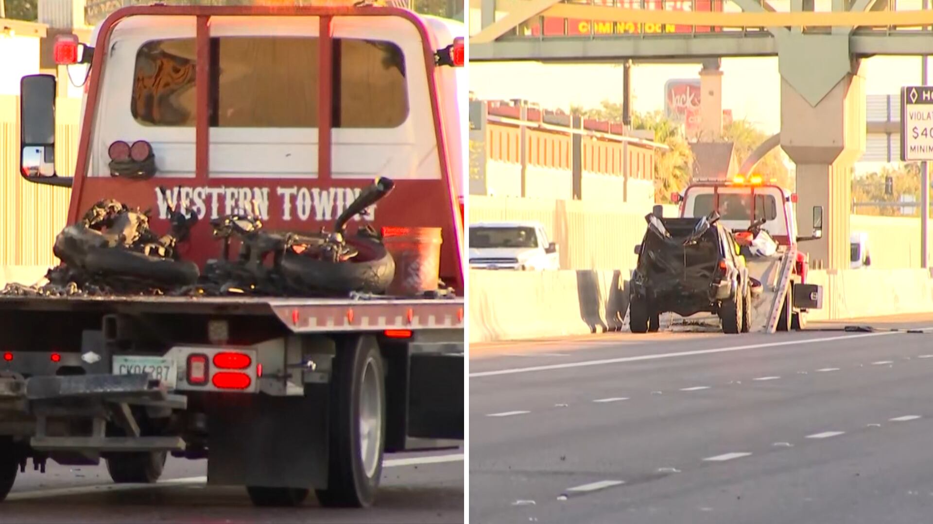 Motorcyclist dies after violent crash on Phoenix freeway
