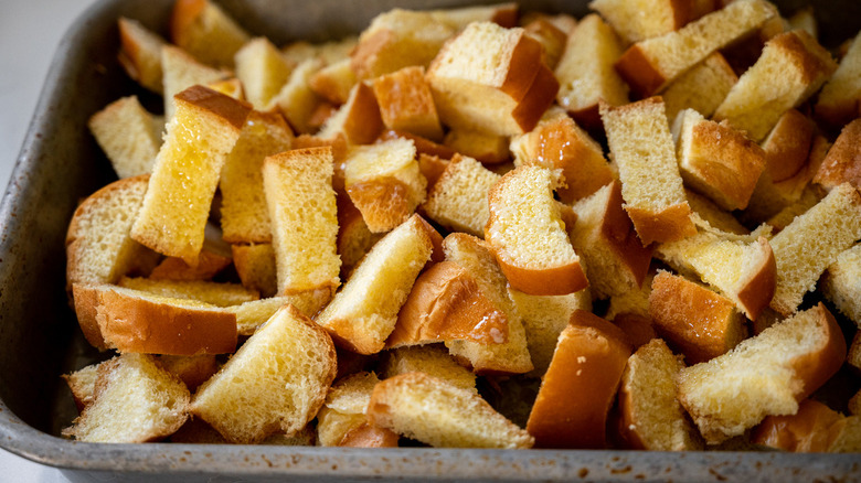 Simple brioche bread pudding recipe