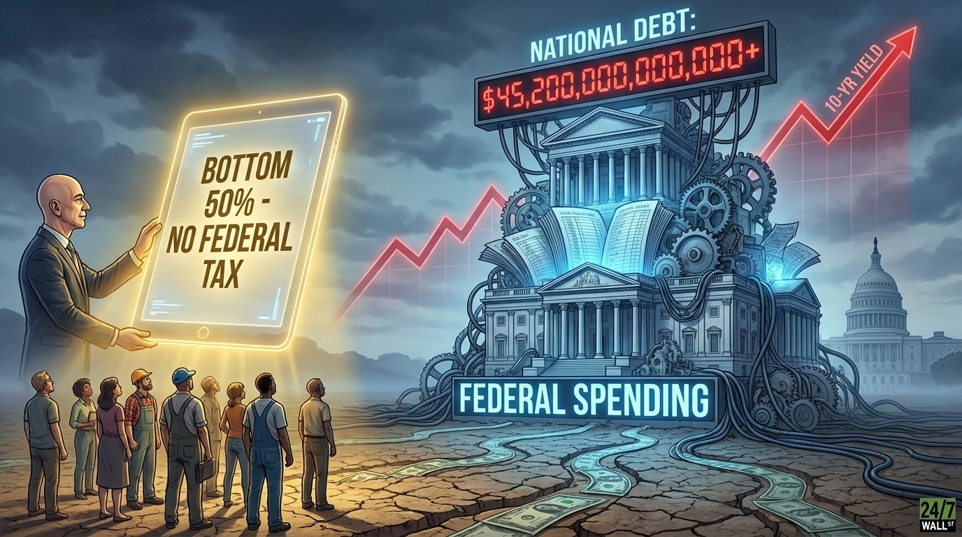Jeff Bezos says bottom 50% of Americans should pay no tax. The real ...