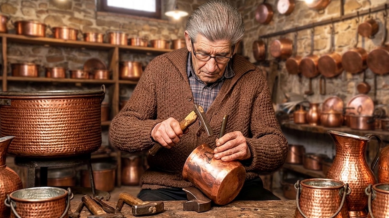 Las ollas de cobre que sobreviven a generaciones
