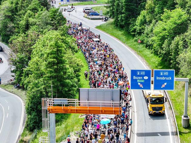 Protest und Sperre: Ein Ruhetag am Brenner