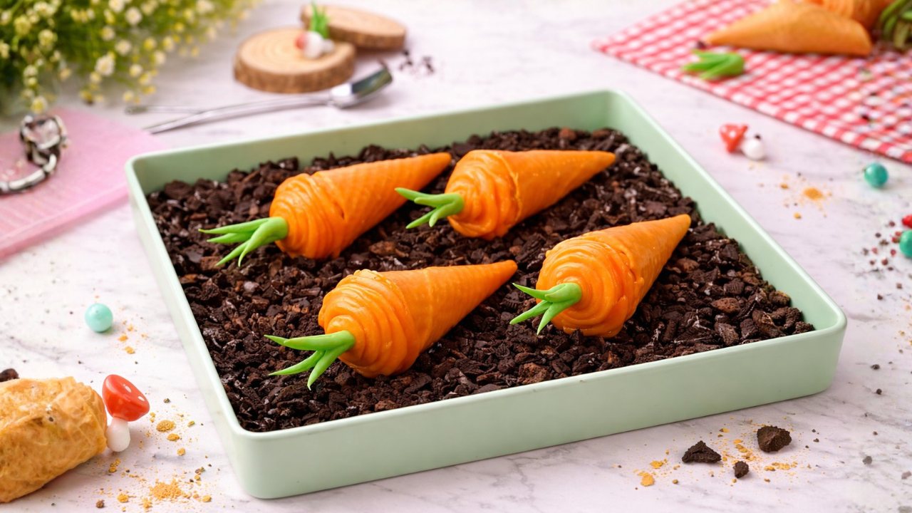 How to make carrot garden dessert