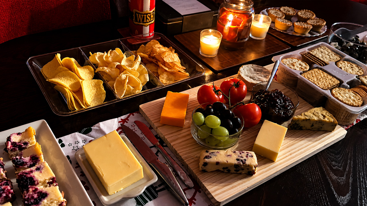 Preparing an easy and cheap holiday grazing board perfectly