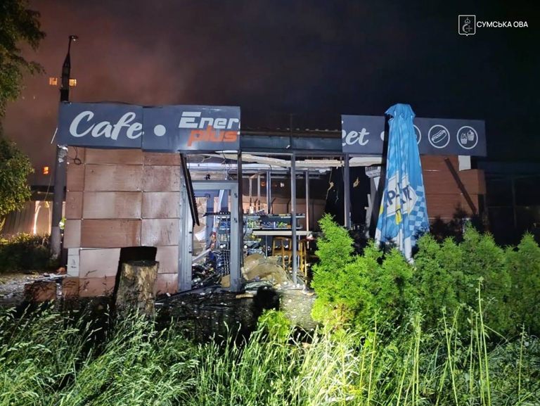 Russian Shahed strike destroys railway station in Sumy Oblast