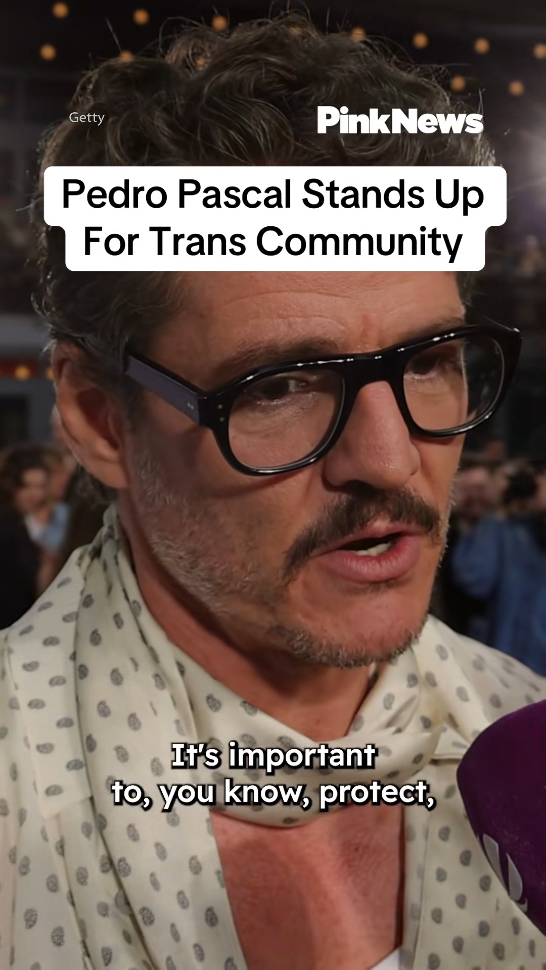 Pedro Pascal backs trans community: "Simply asking for the right to exist"