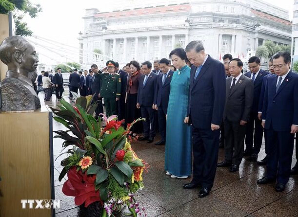 Tổng Bí thư, Chủ tịch nước Tô Lâm dâng hoa tưởng niệm Chủ tịch Hồ Chí ...