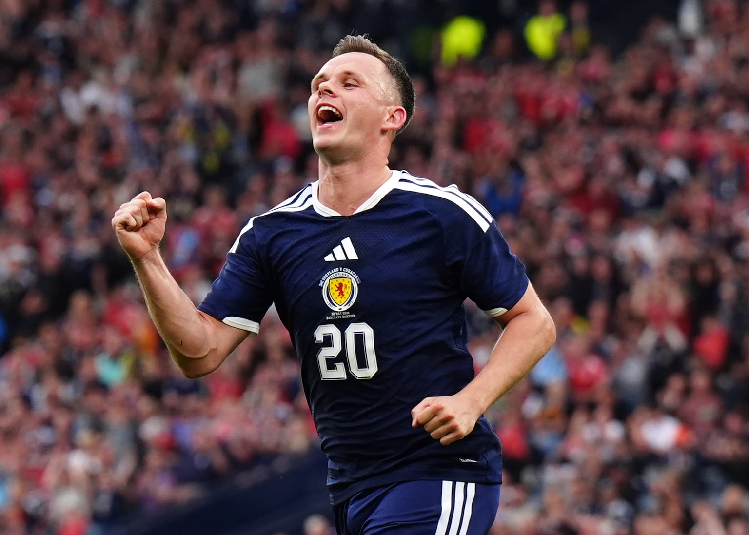 Lawrence Shankland bags a brace as Scotland hit back to beat 10-man Curacao