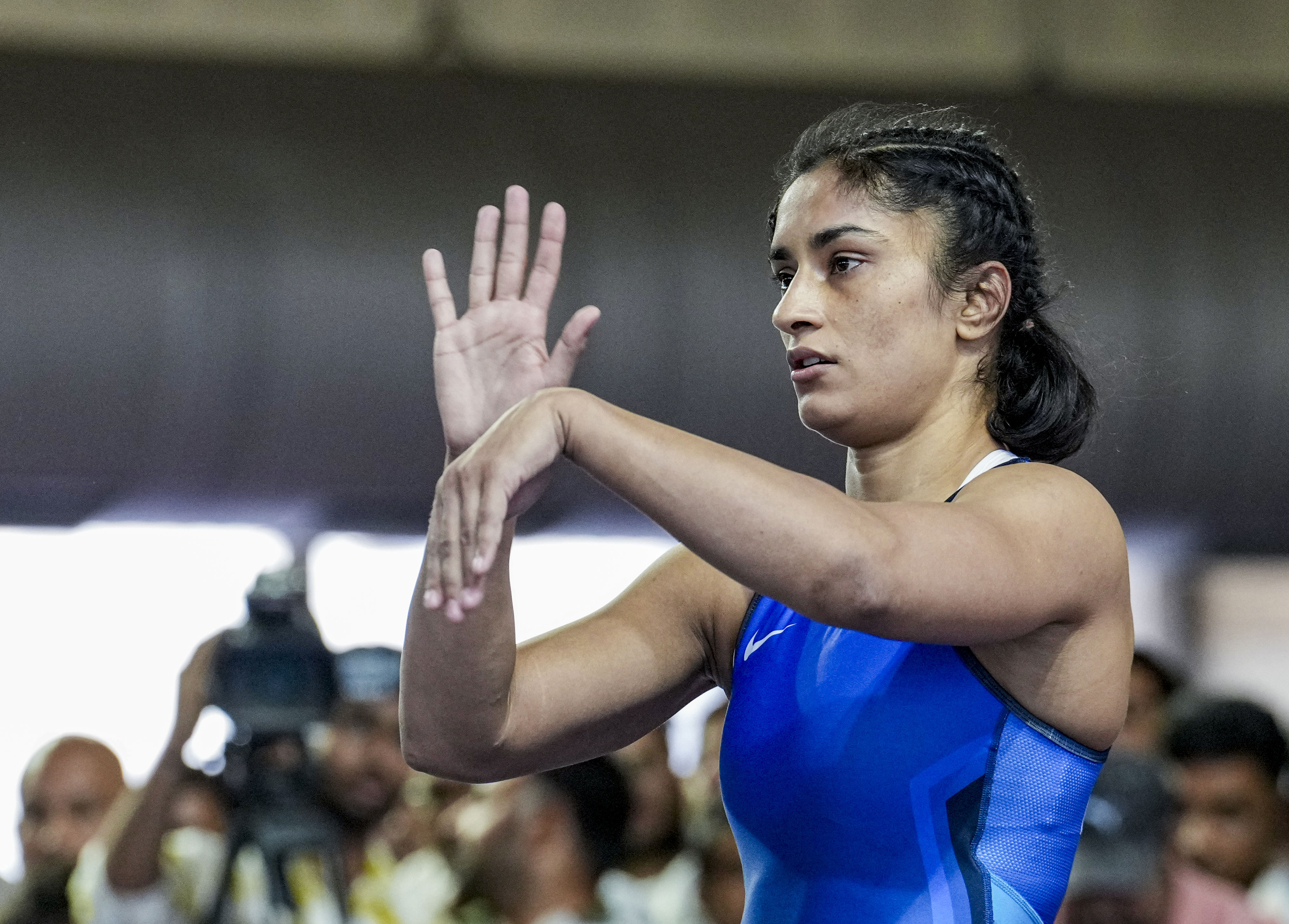 Emotions run high as Vinesh returns to mat