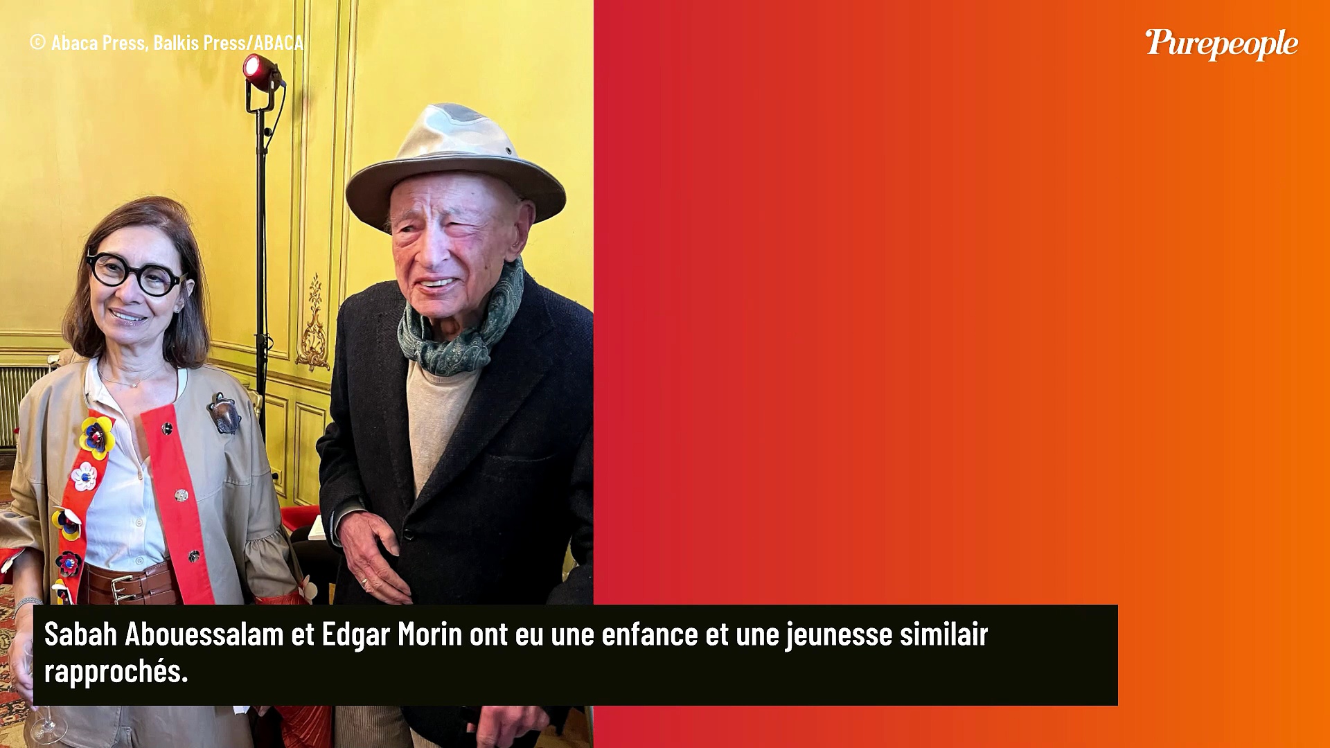 Edgar Morin n’est plus : sa femme Sabah Abouessalam, épousée il y a 14 ...