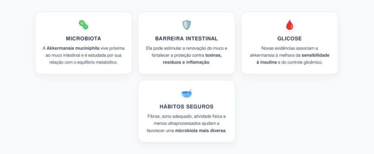 Como a Akkermansia pode atuar na barreira intestinal e influenciar ...