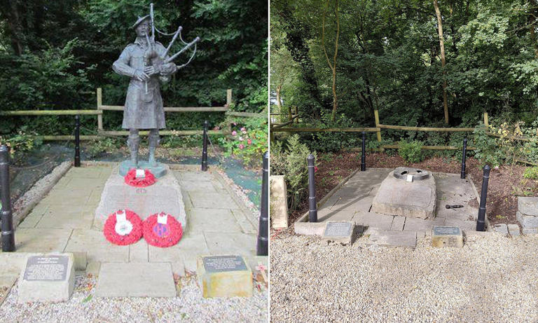 French thieves steal memorial to British liberators before D-Day