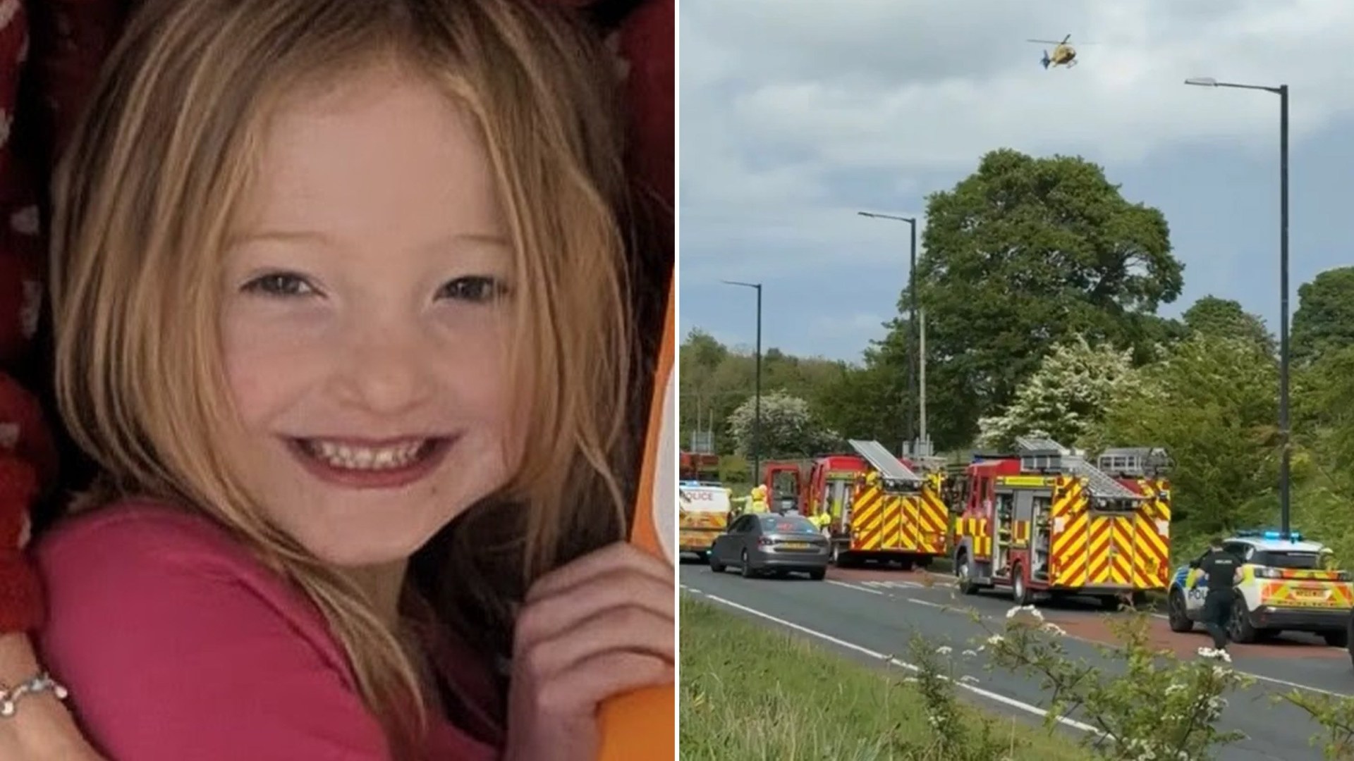 Girl, 5, dies five days after serious crash involving two cars