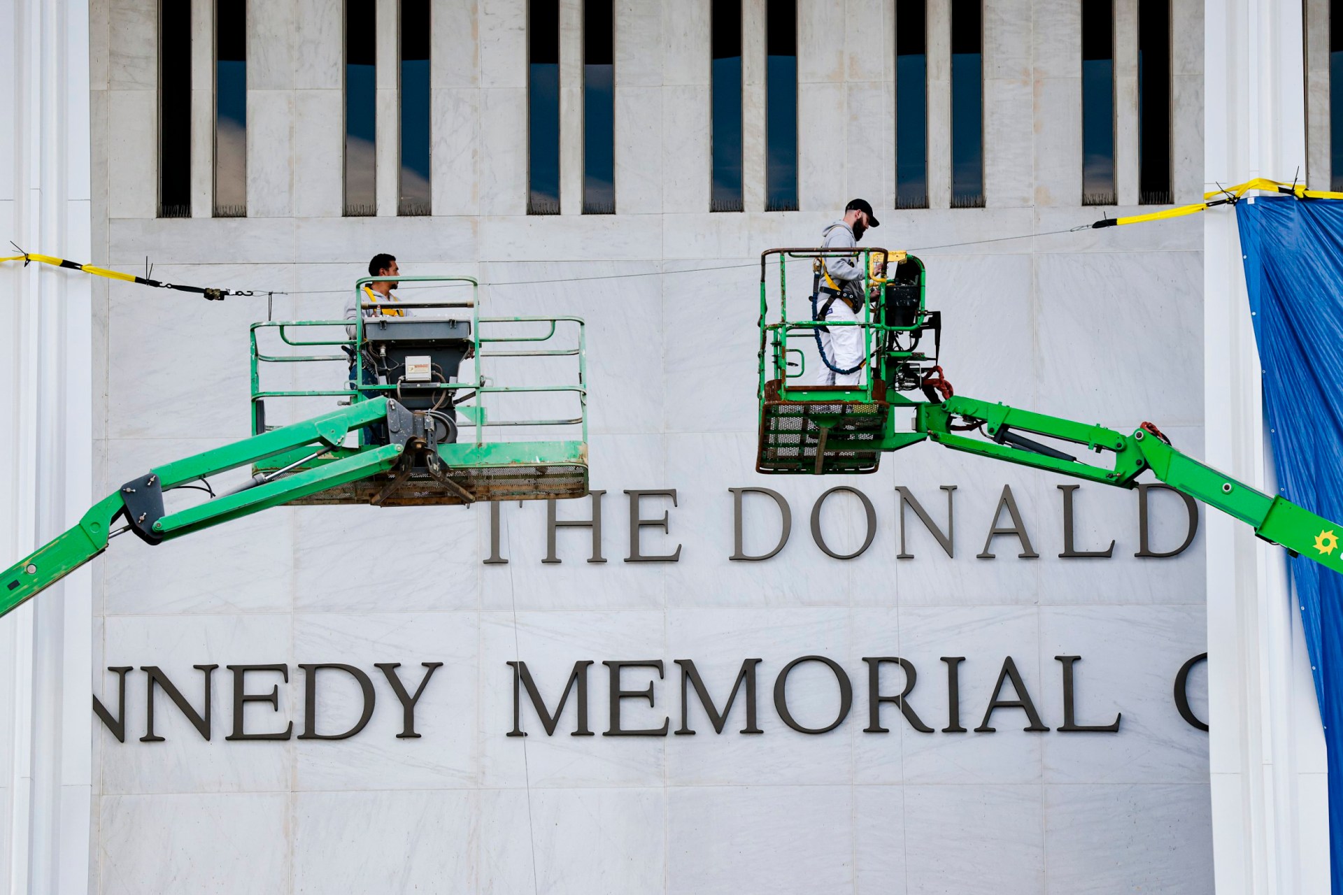 Trump ordered to remove name from Kennedy Centre