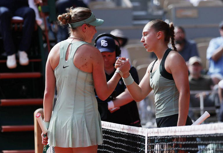 Tennis - Parry stuns Anisimova to reach first Grand Slam fourth round ...