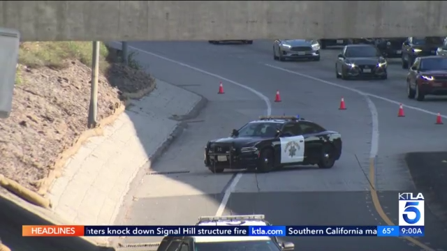 CHP investigates death near 110 Freeway in South LA