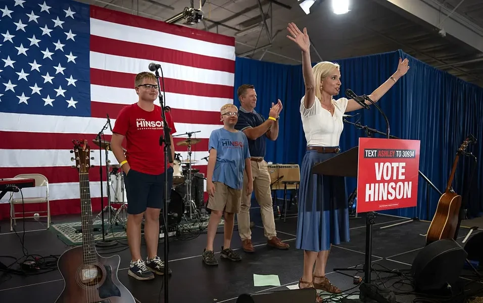 Carlin attacks Hinson over same-sex marriage vote ahead of Iowa primary