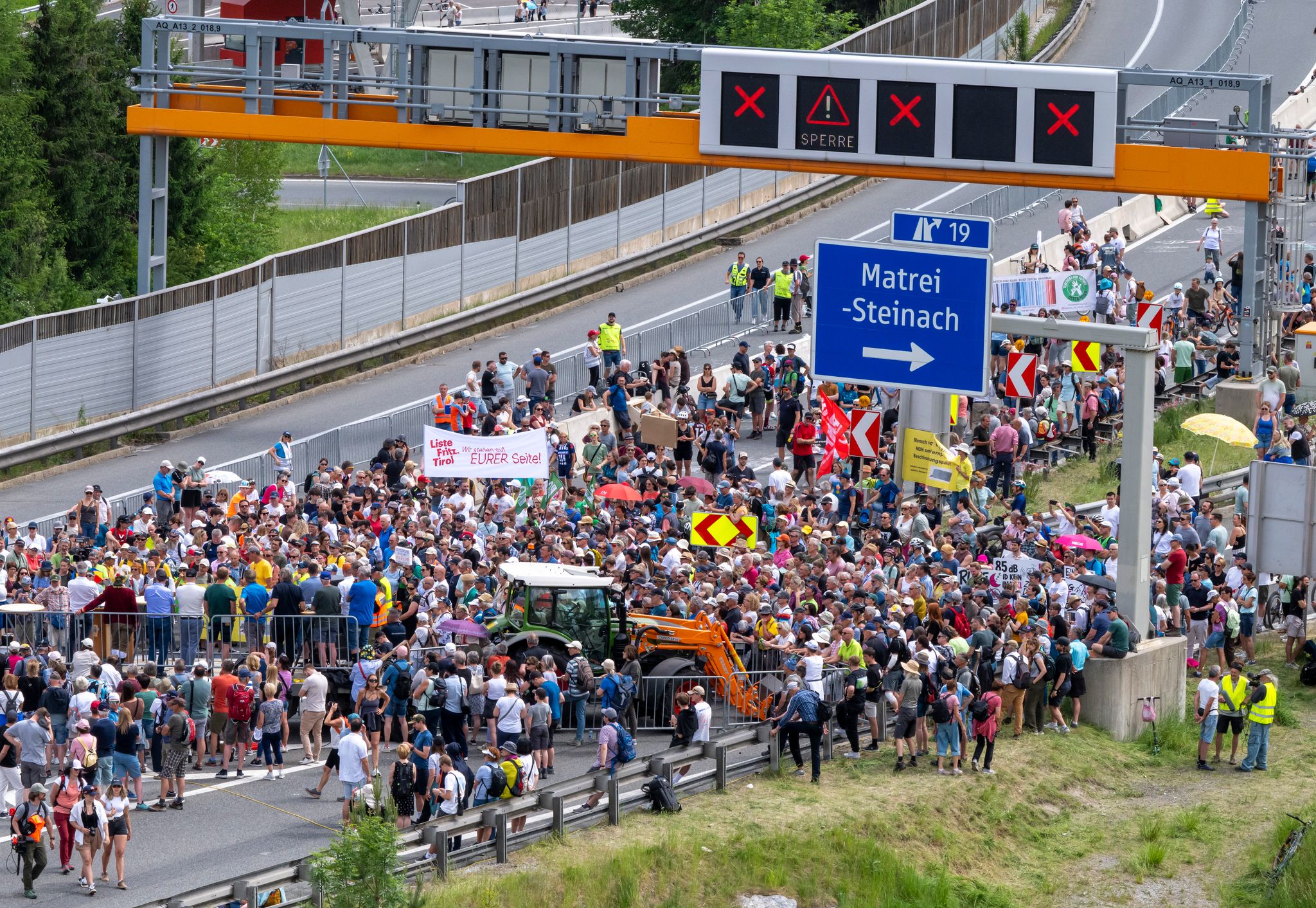 Key Alpine route reopens between Austria and Italy after protests
