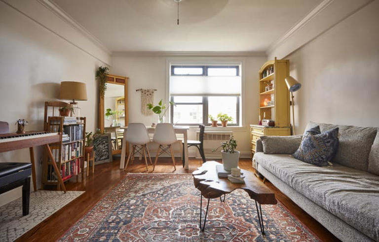 I'm so impressed by this family's "backwards" one-bedroom layout - it's ...