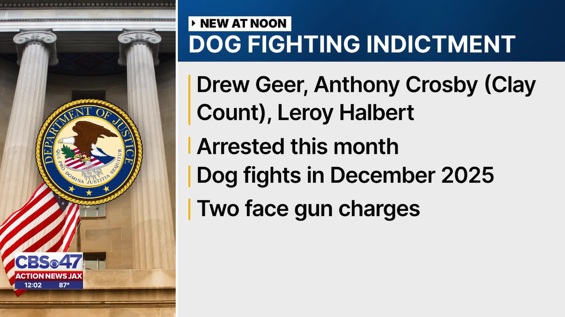 Man from Clay County, two men from Union County indicted in dog ...