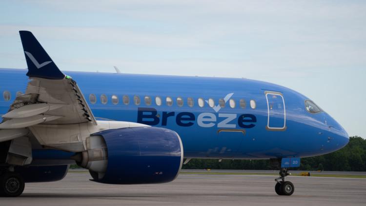 Breeze Airways celebrates 5 years at Bradley International with new ...