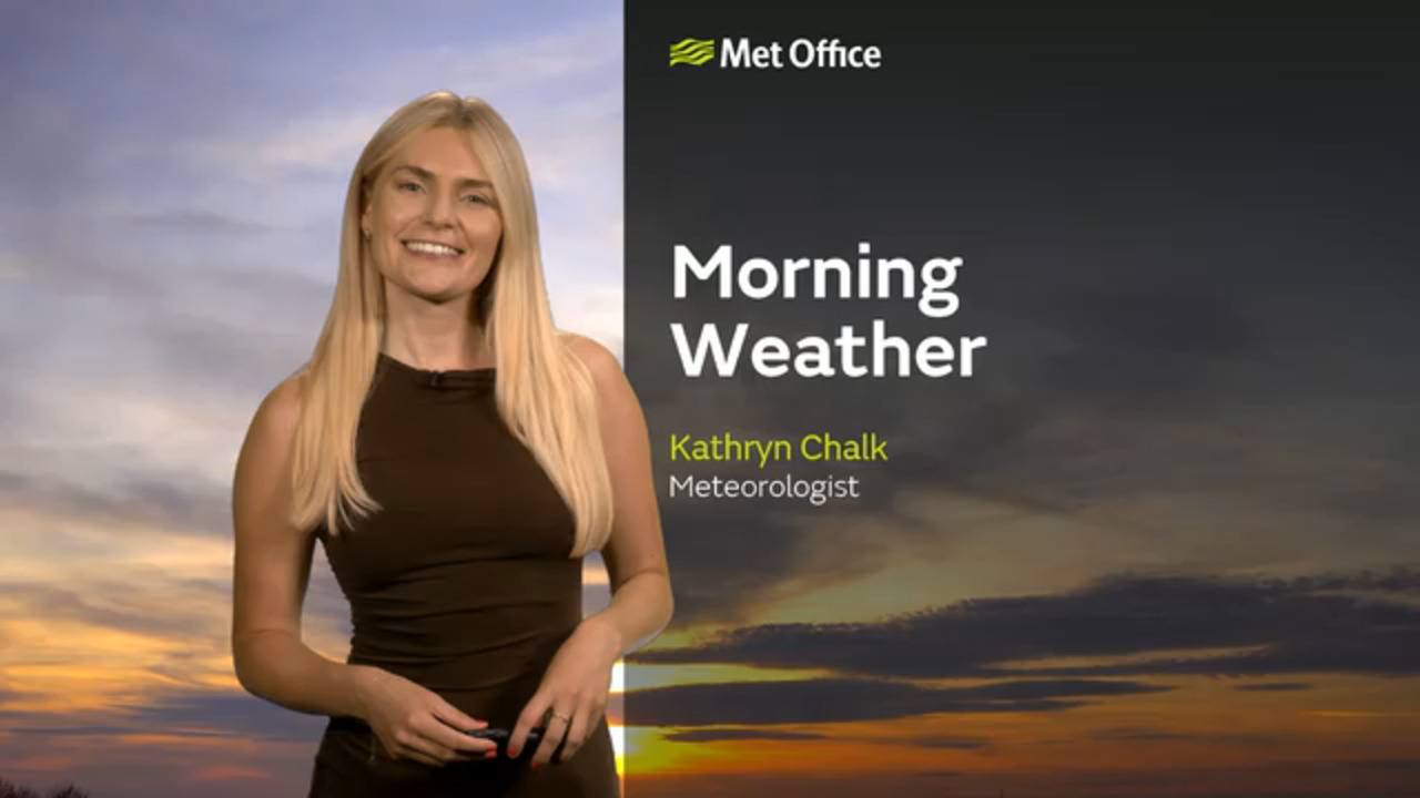 Met Office Sunday morning weather forecast 31/05/26