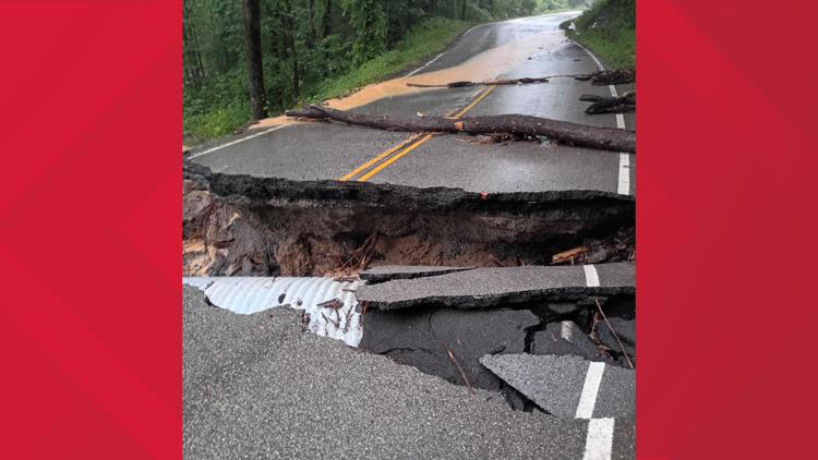 Heavy rain, flash flooding bring road closures to multiple East ...