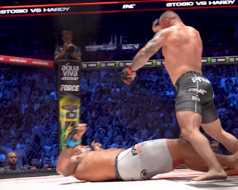 Heavy Greg Hardy brutally knocked out by fellow UFC alum