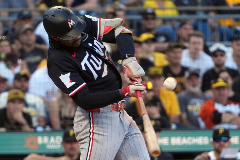 Jake Mangum homers and drives in 2 runs as Pirates hold off Twins 10-9