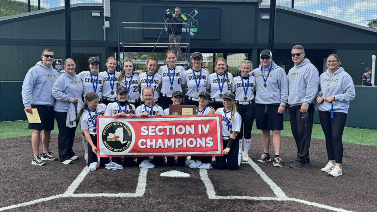 Corning softball wins fourth-straight Section IV title, Horseheads and ...